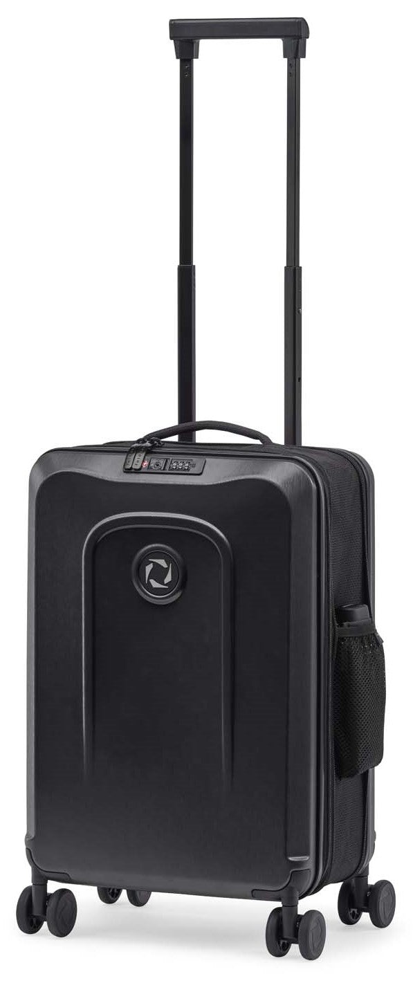 Senz° Foldaway Carry On Trolley | Pure Black - iBags - Luggage & Leather Bags