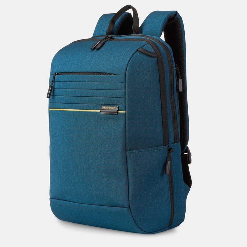 Hedgren Lineo 15.6" Laptop Backpack | Blue - iBags - Luggage & Leather Bags