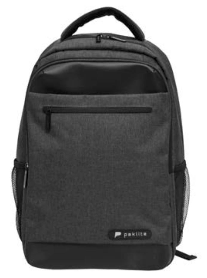 Paklite Vision 15" Laptop Backpack | Charcoal - iBags - Luggage ...