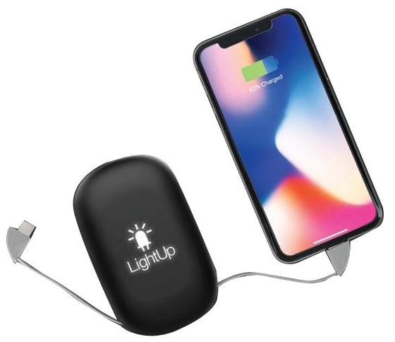 TARSUS - @memorii 10000mAh Wireless Power Bank With Light-Up Logo ...